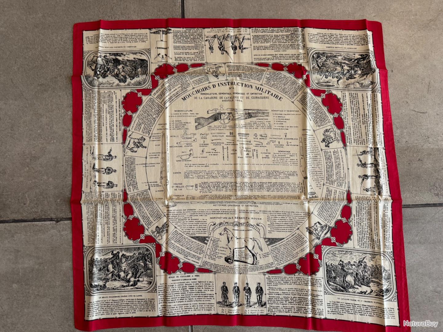 Mouchoir d'instruction militaire n° 4 - Echarpes, tours de cou et ...