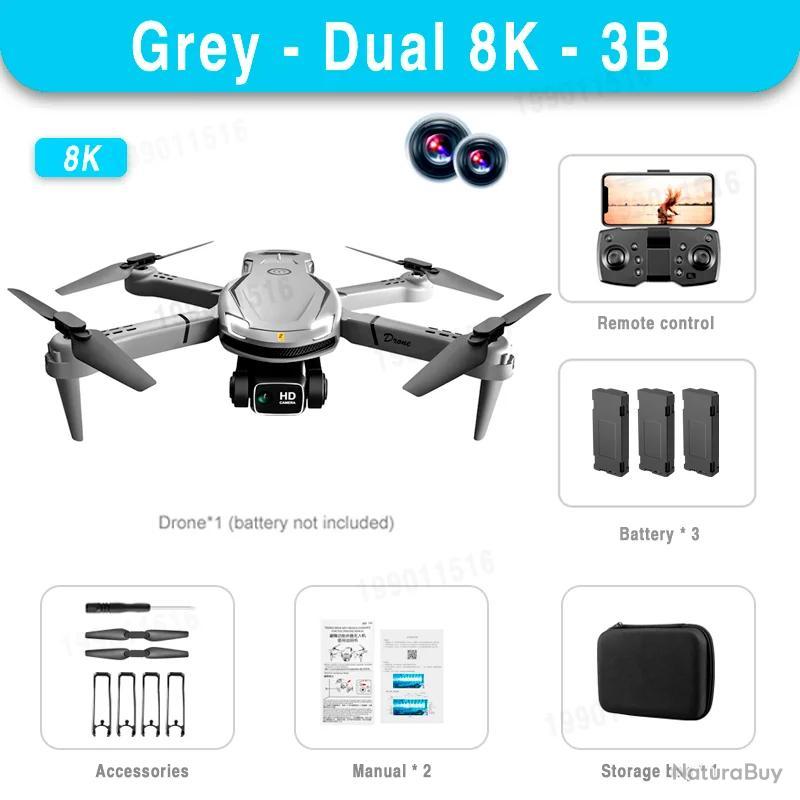 Drone Pro 8K GPS HD 5G 2 Cameras 5km -3 Batteries - Drones et ...