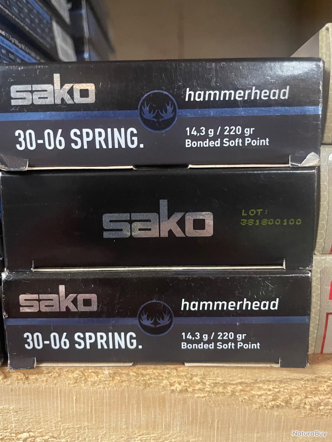 Sako 30-06 hammerhead 220 grains - Balles Calibre 30-06 (15193386)