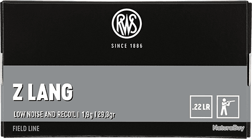 Cartouches RWS 22 LR Z LANG 1 boite ( 50 muniitons ) - Munitions ...