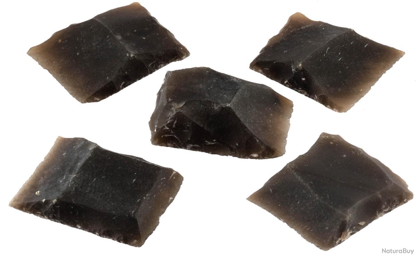 Set de 5 silex - Matériel de chargement et d'entretien poudre noire ...