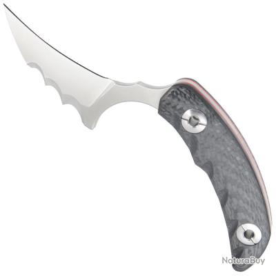 Mantis Serrated Stonewash Carbon Fiber - DC Blades - Couteaux droits et ...