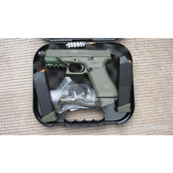 GLOCK 45 GEN 5 HUNTER EDITION MOS Neuf!!! 9x19 canon fileté - Pistolets ...
