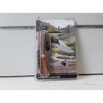 COUTEAU PLIANT STEPLAND SANGLIER AVEC VERROU ET TIRE BOUCHON - Couteaux ...