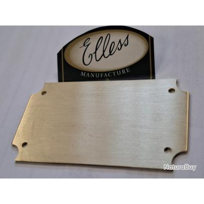 Plaque LAITON VIERGE pour Ecusson Trophée à graver n° 4 - 70x40*1mm ...