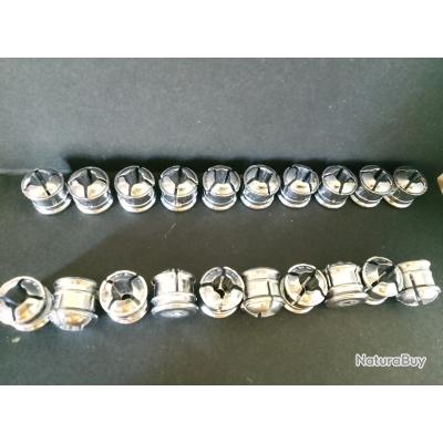 LOT DE 20 BALLES A FRAGMENTATION CAL.12 EN PLOMB COULE ,MUNITION NON ...