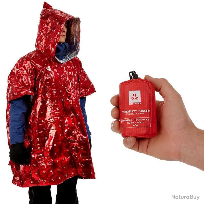 Poncho de survie Arva Emergency Poncho - Matériel d'urgence et de ...