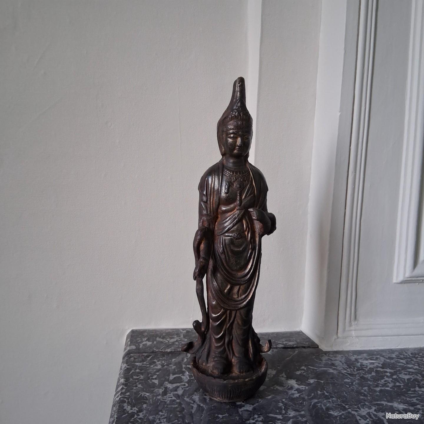 Sculpture 19ème Guan yin - Sculptures (15247578)