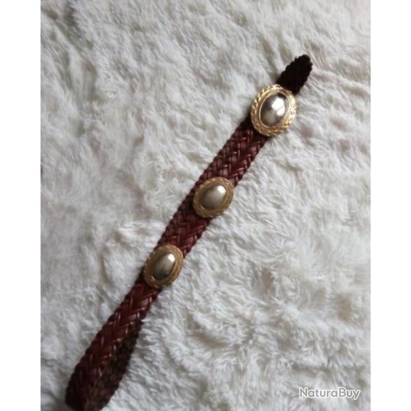CEINTURE TRESSÉE NAVAJO - Objets indiens (15247724)