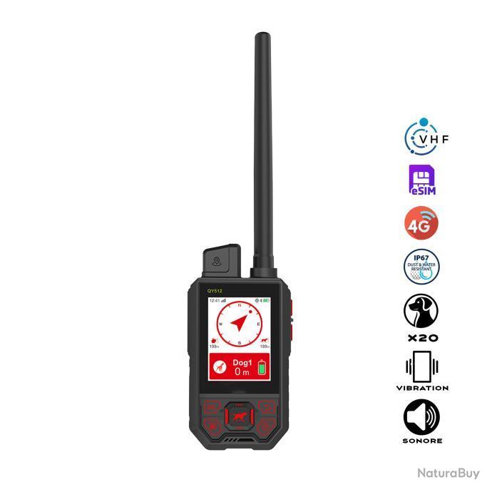 Enchère 1€ ! Centrale GPS TR DOG V2 - Télécommande Chasse Multi-Chiens ...
