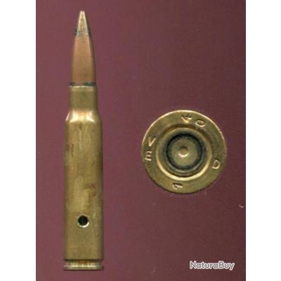 7.5 x 54 MAS - Guerre 39-45- Balle cuivre pointe verte - Cartoucherie ...