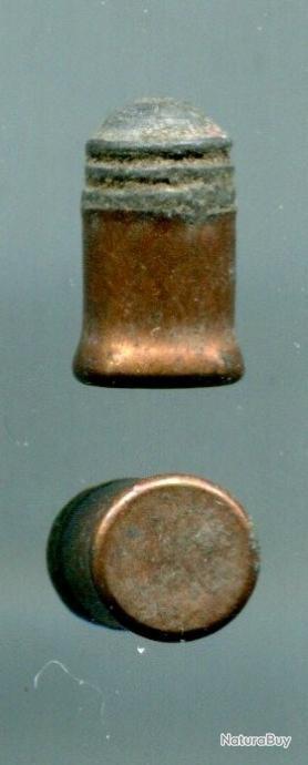 6 mm Flobert - TRES RARE cartouche à balle "auto-nettoyante" brevetée ...