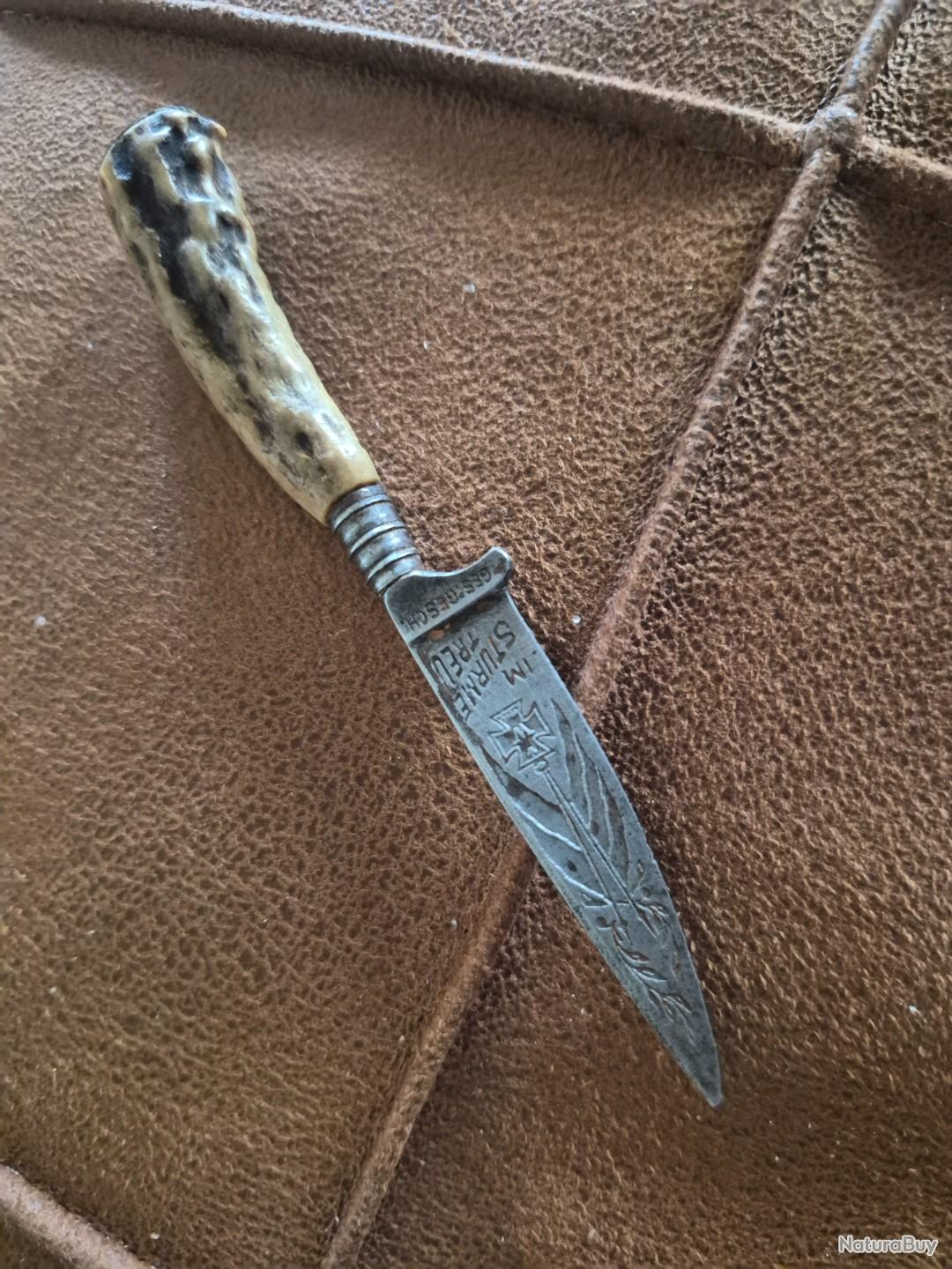 Couteau ww1 nicker allemand - Couteaux droits et fixes (15248687)