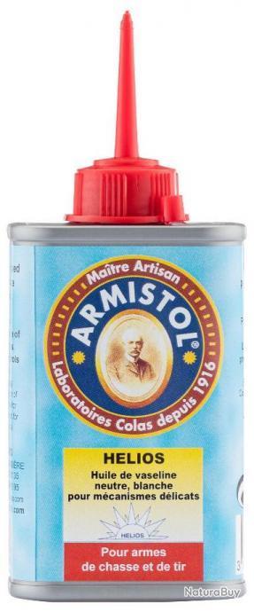 BURETTE HUILE DE VASELINE PURE HELIOS - ARMISTOL - Huiles, graisses et ...