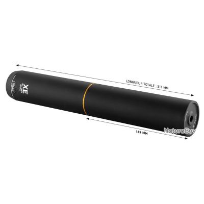 MODERATEUR DE SON STALON XE149 CALIBRE .45 - 5/8-24 UNEF - Silencieux ...