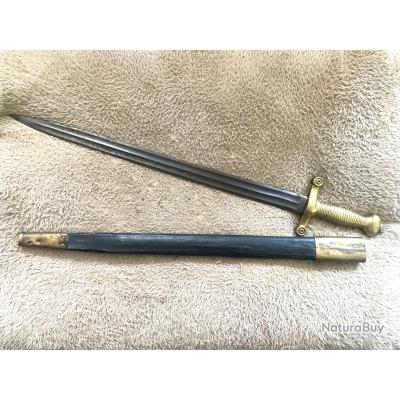 Ancienne dague glaive sabre de pompier militaire - Glaives (15249897)