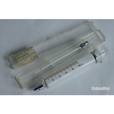 Ancienne seringue médicale verre chirurgie - Objets divers (15251624)