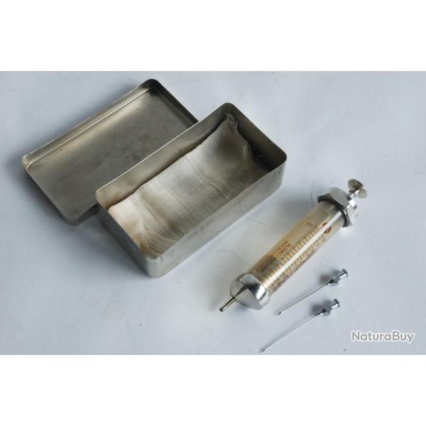 Ancienne seringue médicale verre chirurgie - Objets divers (15251756)