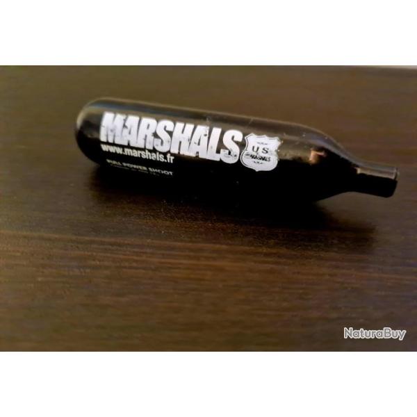 X10 CARTOUCHES DE CO2 12 GRAMMES MARSHALS BLACKPOWER LE PLUS PUISSANT ...