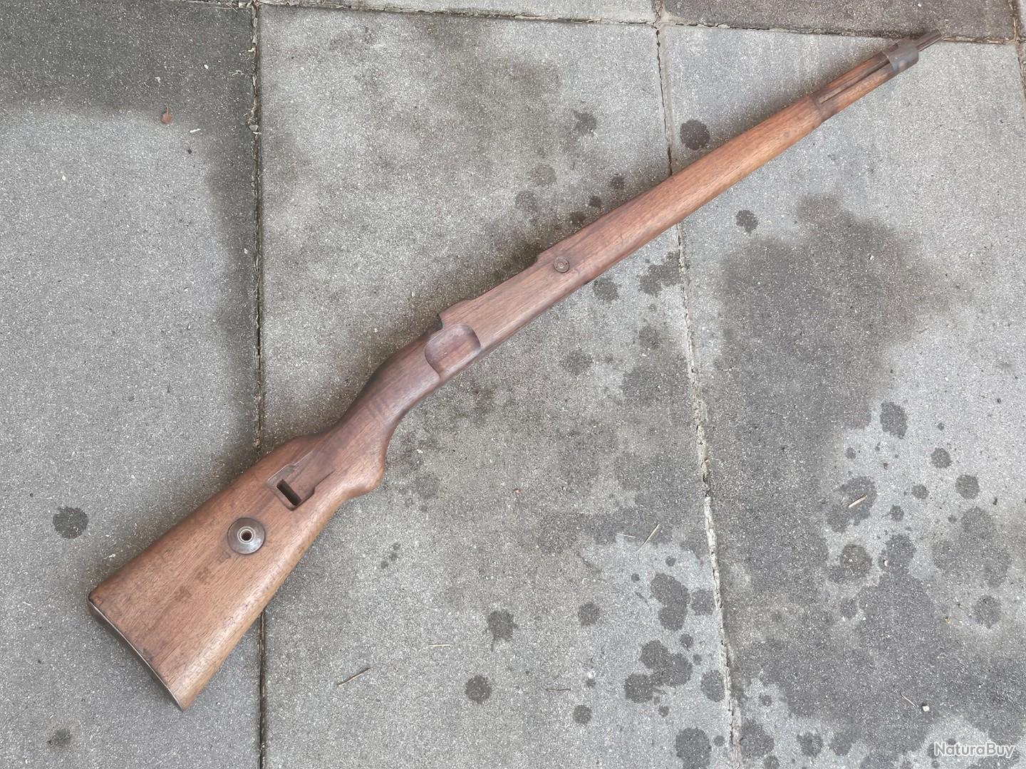 Crosse de Mauser 98k k98 allemande en noyer - Pièces détachées non ...