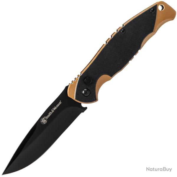 Couteau pliant - Smith & Wesson Freelancer Button Lock - Couteaux ...
