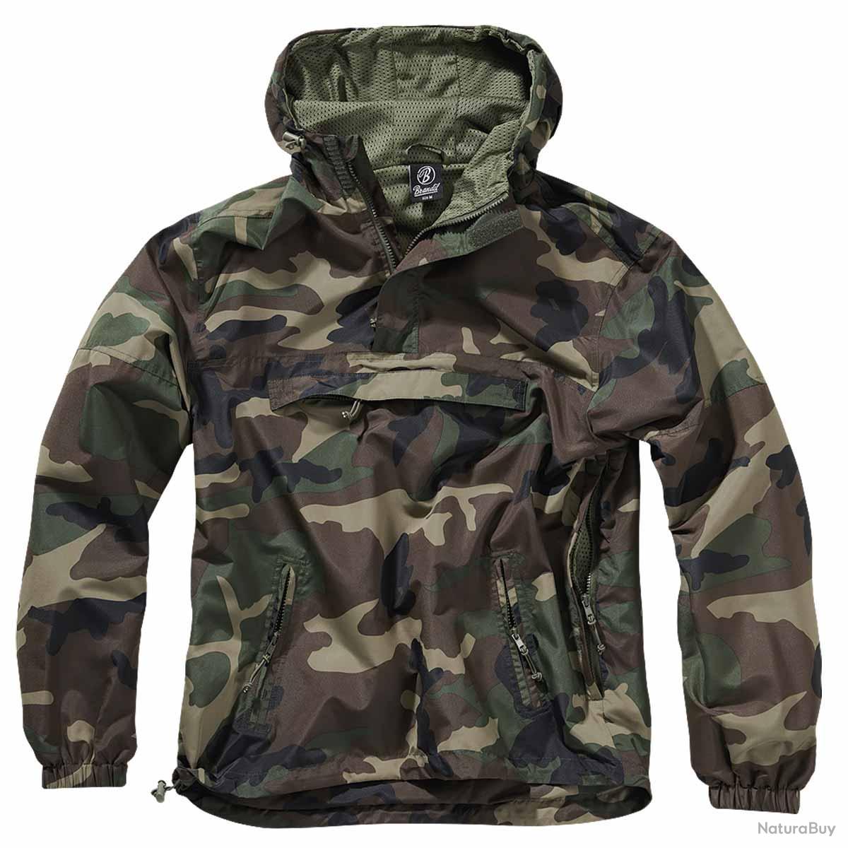 Blouson Brandit Windbreaker Summer - Woodland / L - Vestes et blousons ...