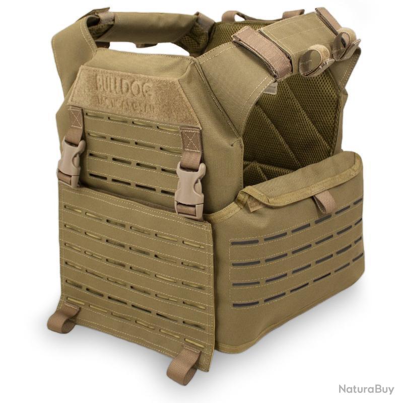 Gilet porte-plaques Kinetic Bulldog Tactical Gear - Coyote / L (86 ...