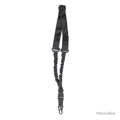 Sangle pour arme 1 point Mil-Tec Basic Bungee polyester avec mousqueton ...