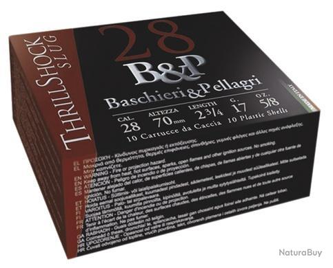 Cartouches Slug Big Game B&P calibre 28/70 17g - Cartouches à balles ...
