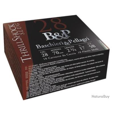 Cartouches Slug Big Game B&P calibre 28/70 17g - Cartouches à balles ...