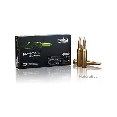 Munitions Sako cal 6.5 CM - 120 grs Powerhead Blade x 20 - Balles ...