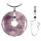 Support de donut à clip en métal argenté 3 à 4 cm - Objets divers ...